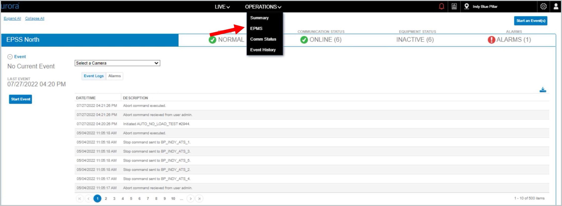 Emergency Power Management System